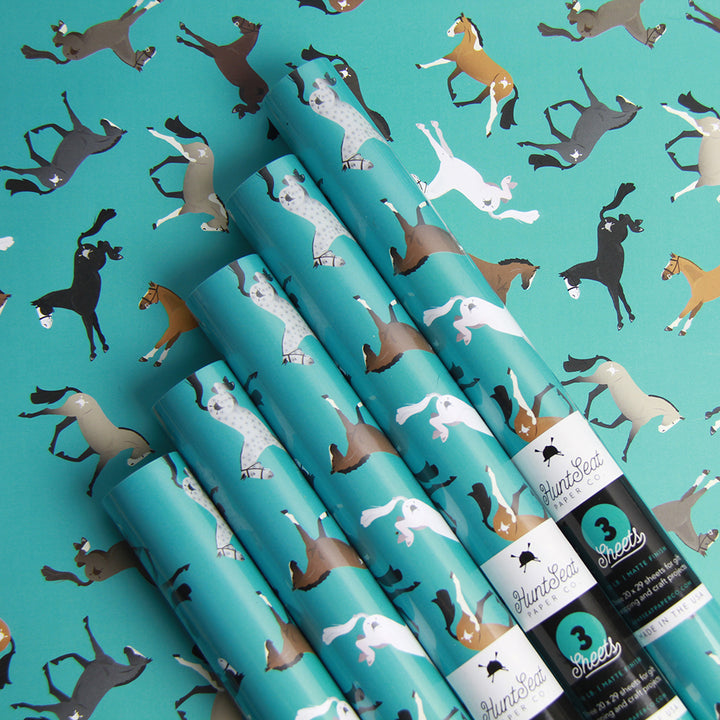 Equestrian and horse-themed gift wrapping paper – Hunt Seat Paper Co.